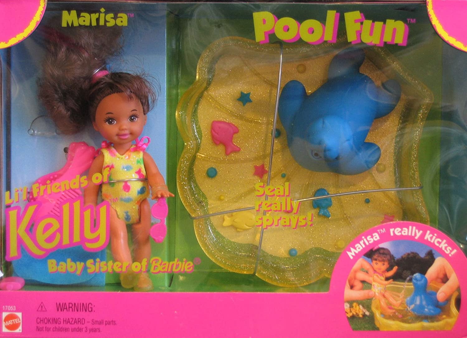 Kelly Pool Fun Marisa Doll Barbie Playset 1996 - Walmart.com