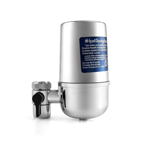 Tap Water Filter, 8 Layers of Charcoal and Ceramic Purification ...