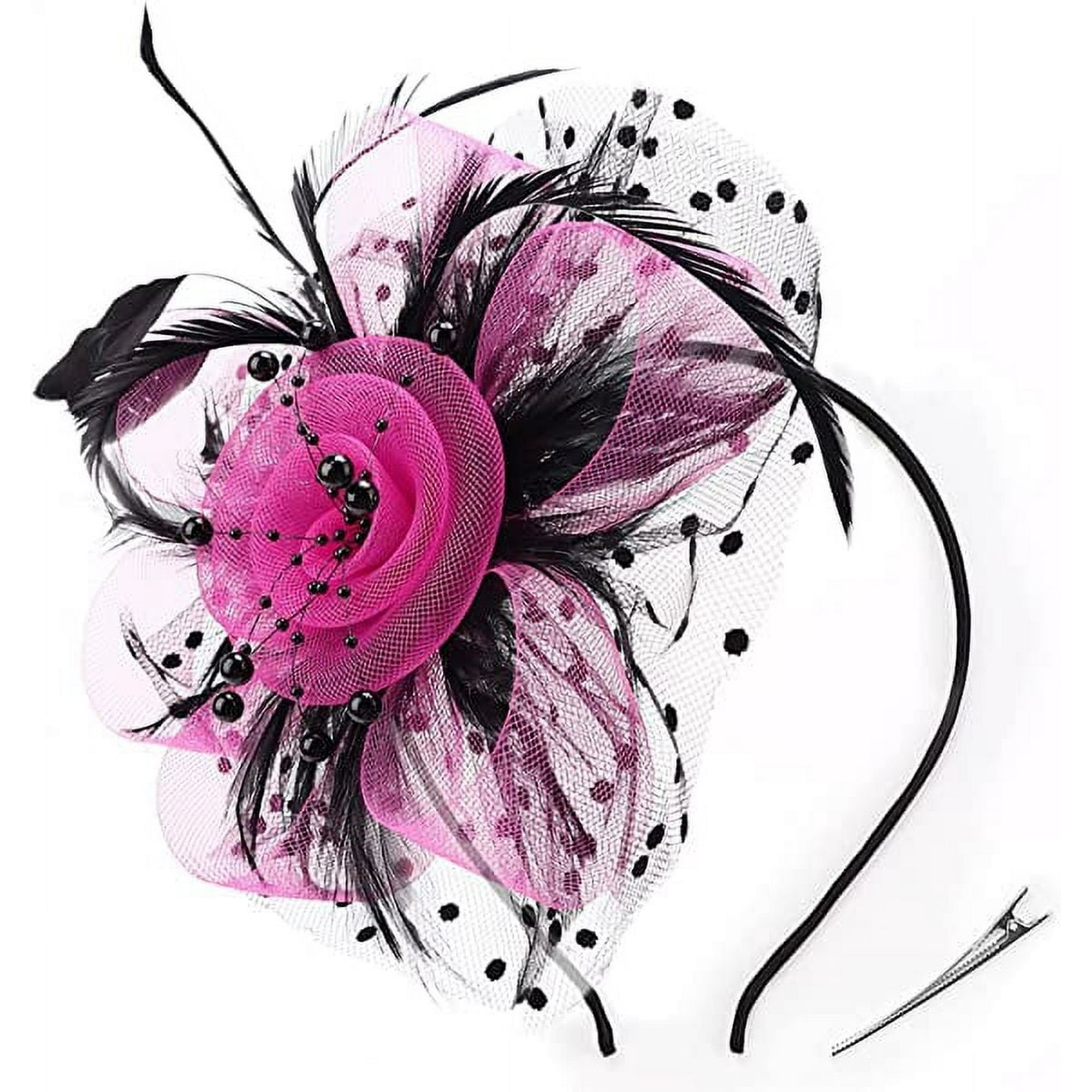 Click here for Bgnaty Fascinator Hats For Women Mardi Gras Carniv... prices