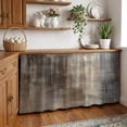 Cabinet Curtain 28''W x 51''L, Brown Ombre Under Sink Curtain Drapes ...