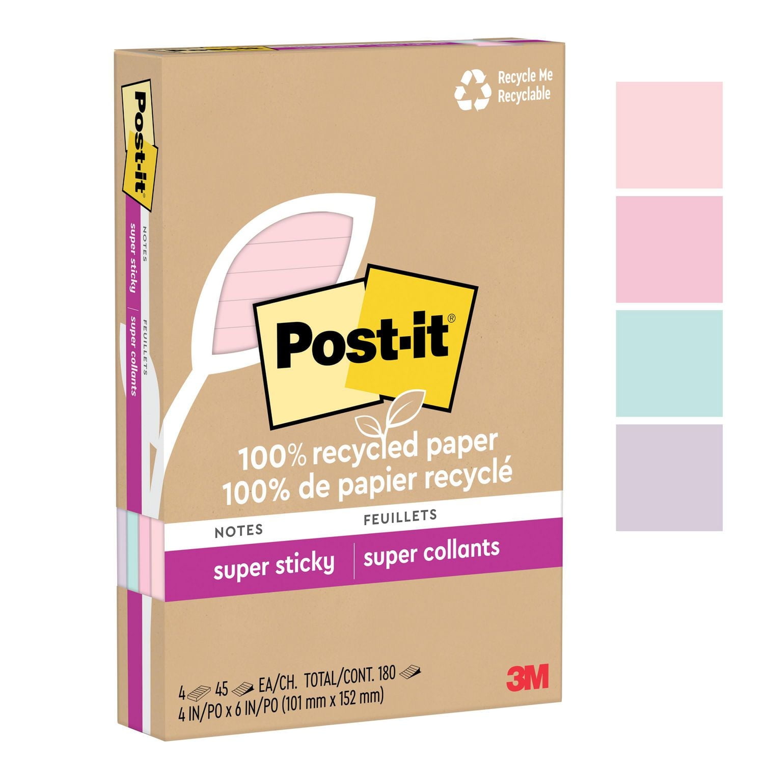 Click here for Post - It Post-It 100 Recycled Paper Super Sticky... prices