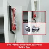 ESPN Over-The-Door Mini Basketball Hoop with 2 Mini Basketballs and ...