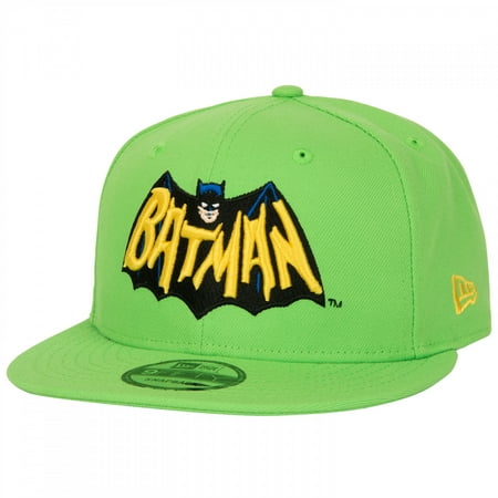 Batman 1960s Lime Green Colorway New Era 9Fifty Adjustable Hat ...