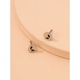 Alien Face Stud Earrings In Silver Tone Metal For Adults - Walmart.com