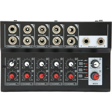 16 Channel Audio Mixer Sound Mixing Console, Low Noise Stereo Line ...