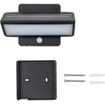 Architectural Solar Wall Accent Light with Motion Sensor 2PK - Black ...