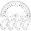 Mr. Pen- 6 Inch Protractor with Swivel Arm, 3 Pack, Accurate & Long ...