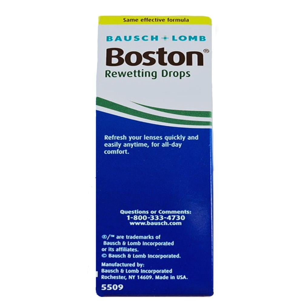 Buy Bausch & Lomb Boston Rewetting Drops 10 mL (Pack of 2), Product of ...