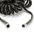PointZero 10 ft. Black Coiled Airbrush Air Hose - 1/8 in. BSP - Walmart.com