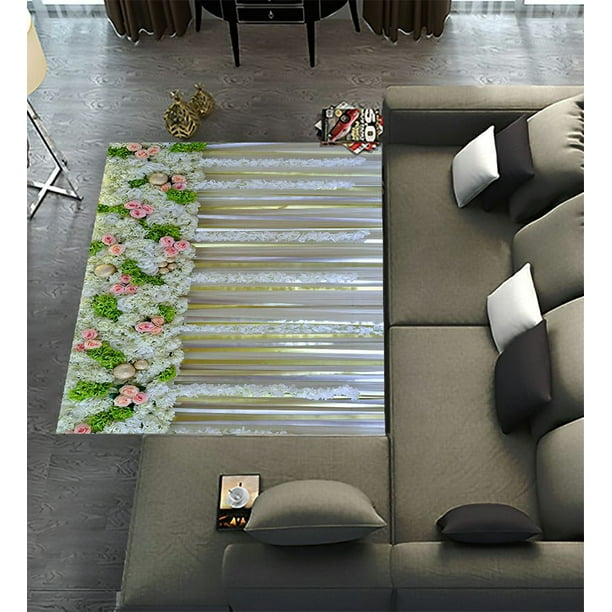 ABPHQTO Backdrop Wedding Area Rugs 3 x 5ft Floor Carpet Mat for Living ...