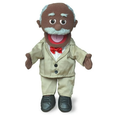 14" Movable Mouth Full Body Hand Puppet - Peach Grandfather Pops ...