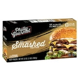 Philly Gourmet 100% Pure Beef Smashed Patties, 2lbs, 8 Count, No ...