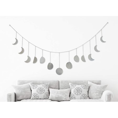 Moon Phase Wall Hanging - Modern Celestial Moon Cycle Banner - Moon ...