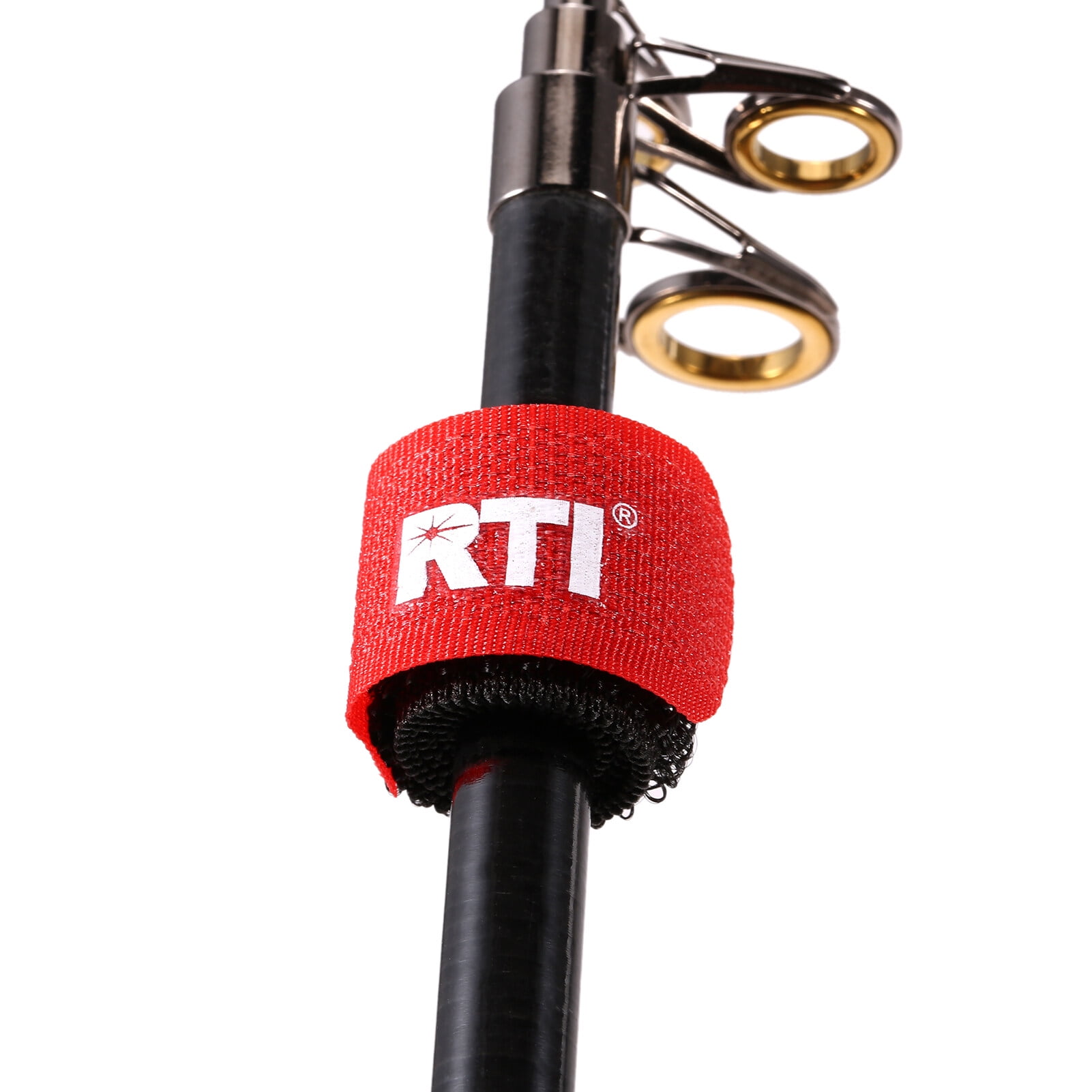 Rti Elastic Nylon Fishing Rod Straps With Velcro Fasteners  2x20cm  Durable & Scratch-Proof For Easy Rod Organization And Transport 20cm