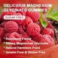 (2 PACK) Magnesium Glycinate Gummies 500mg, Organic Natural Gummies ...