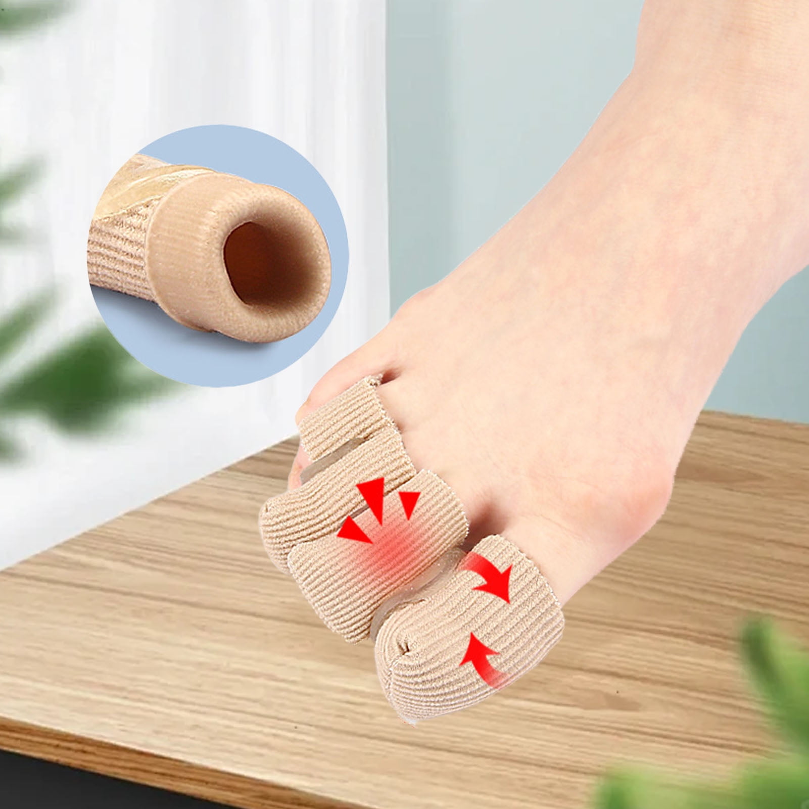 Click here for Amonsee Toe Protectors  Sebs Soft Toe Fabric Gel T... prices