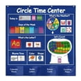 Circle Learning Time Center Pocket Chart Calendar Set Kids Educational ...