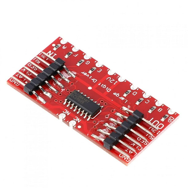 7-segment Led Register TPIC6C596 8-Bit Register Module Large Digit Driver With 7-Segment LED ...