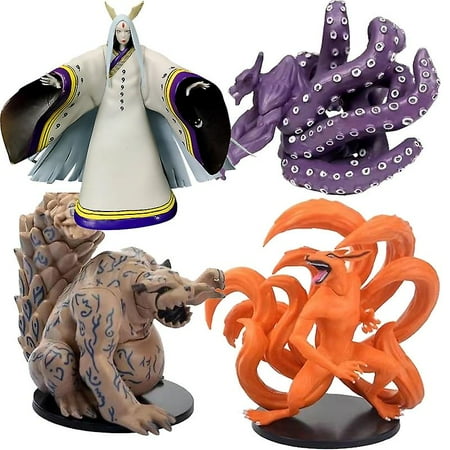 Anime Naruto Shippuuden Figure Gyuki Gobi Hachibi Ichibi Kyuubi Nanabi ...