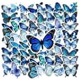 35pcs Elegant Butterfly Stickers Nature Blue Stickers Kids Stickers for ...