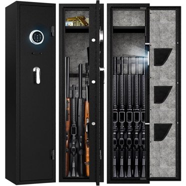 2-3Gun Safe, Biometric Fingerprint Gun Safes for Home,Quick Access Gun ...