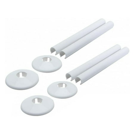 Transemion Plastic Radiator Pipe Covers Pipe Fittings Accessories Hole ...