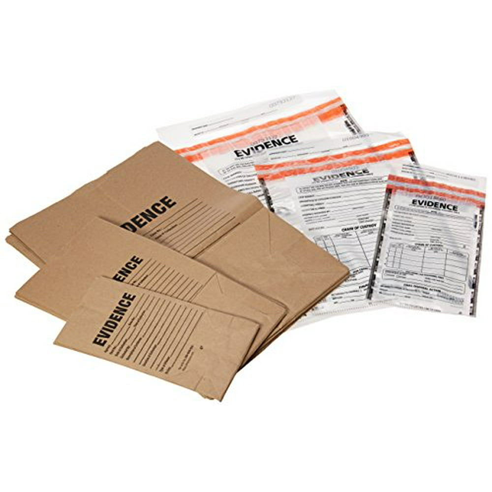 Evidence Bags, Paper and Plastic Sample Pack - Walmart.com - Walmart.com