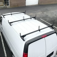 Vantech Heavy Duty 3 Bar Steel Ladder Roof Rack for Van, Fits RAM ...