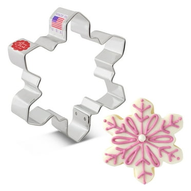 Ann Clark Christmas Snowflake Cookie Cutter Set, 2-Piece, Made in USA ...
