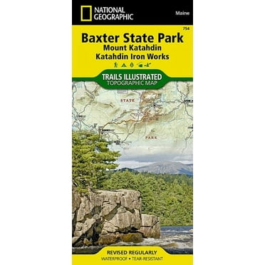 Amc maine mountains trail maps 1-2: baxter state park-katahdin and ...