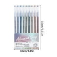9 Color Multicolored Gel Pen Assorted Color Journaling Pen Colorful ...