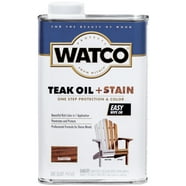 Light Walnut, Watco Danish Oil - 65541, Quart- 6 Pack - Walmart.com