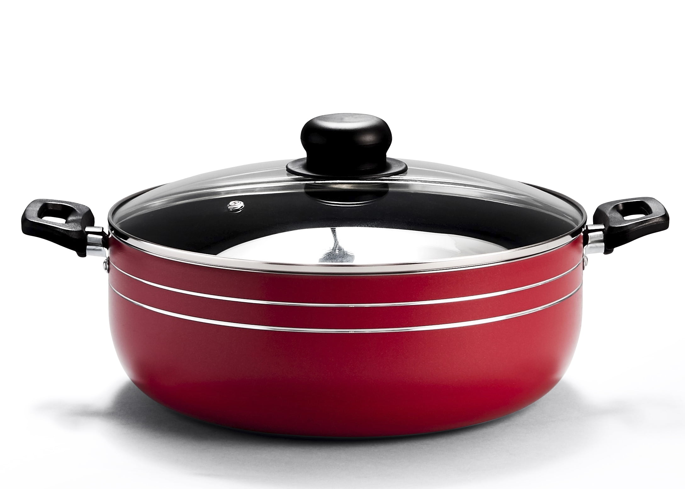 Cacerola Roja 28 Cm Lamex Con Antiadherente Lamex CAC28R2MMCTV | Bodega ...