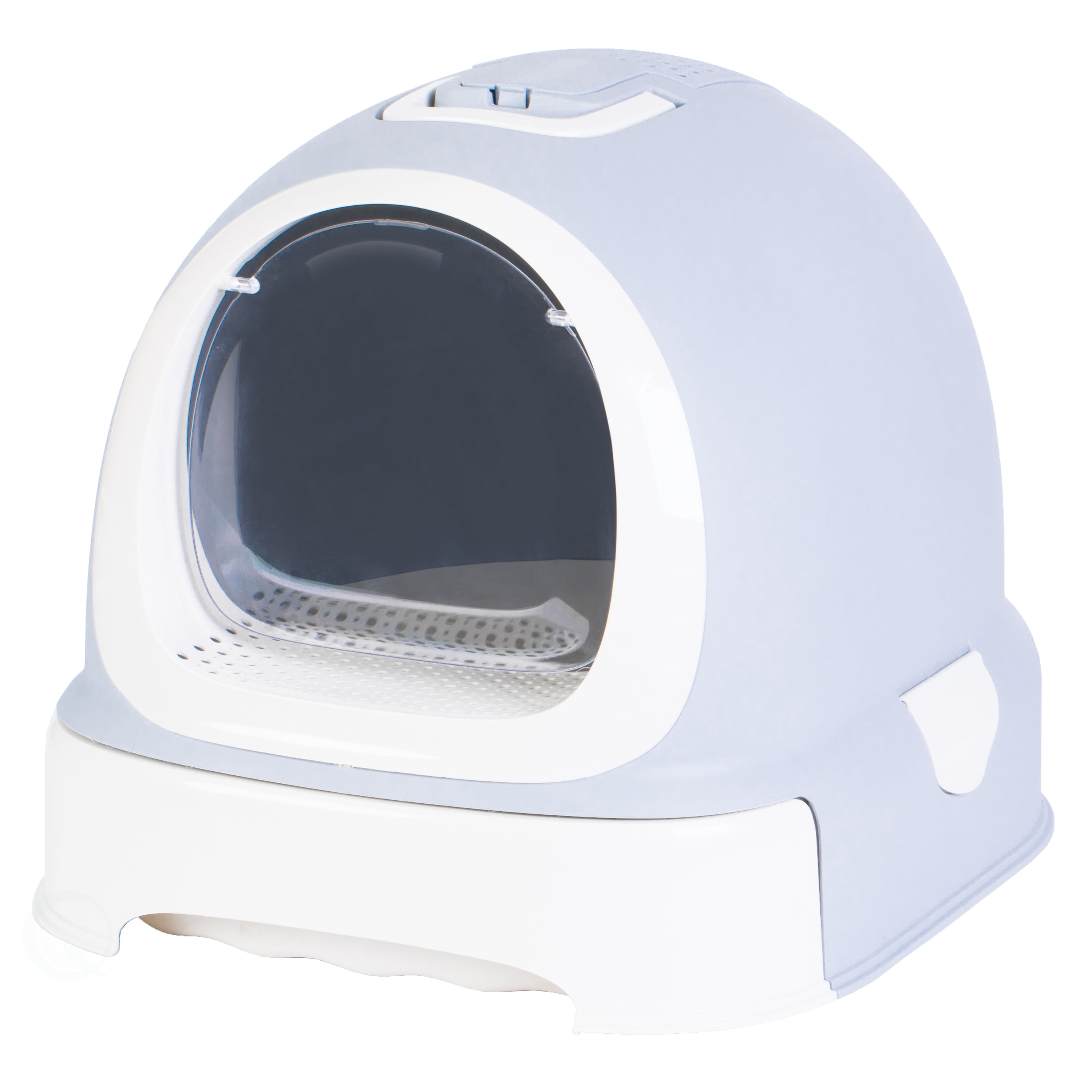 Fully Enclosed Hooded Litter Pan with Front Entry Odor Close Door, Cat ...