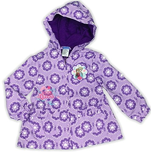 Disney Little Girls' Frozen Lightweight Windbreaker Jacket, 2t-6x (4T ...