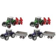 Little Farmer Hay Baling Toy Set - Wooden Toy Tractor, Hay Baler, Hay ...