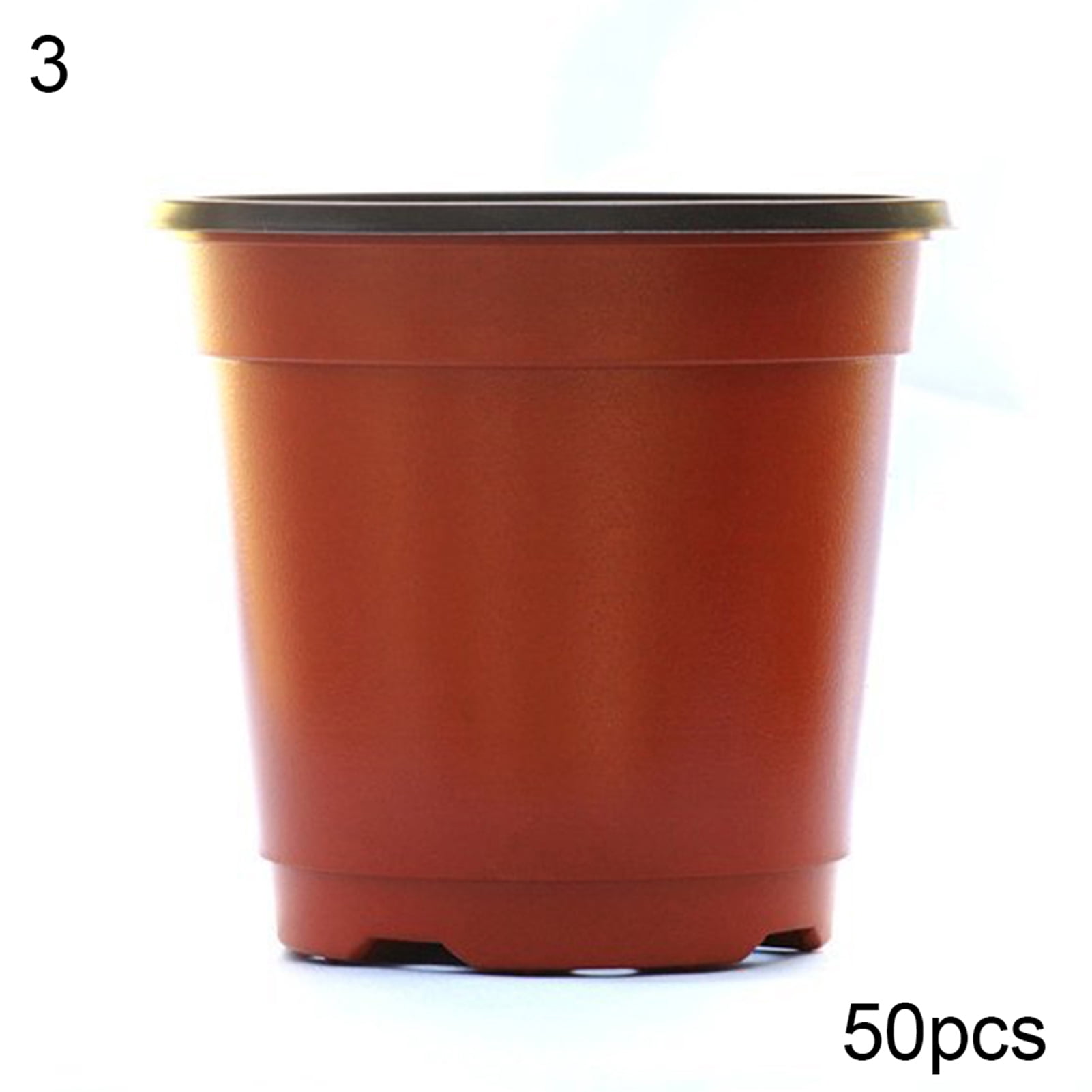 50Packs Plastic Plant Nursery Pots, Seed Starting Pot Flower Plant ...