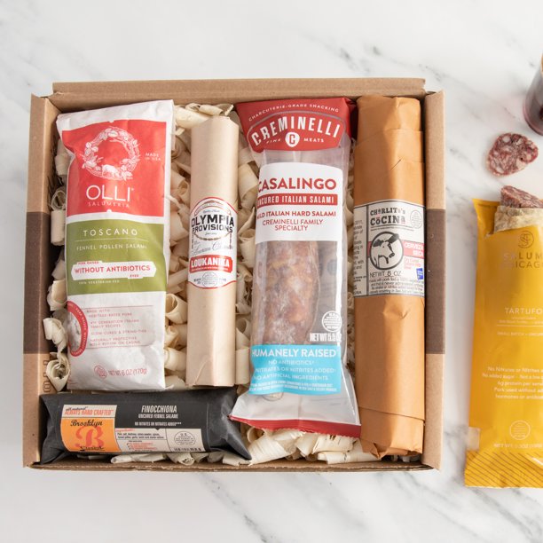 igourmet Premium American Artisanal Salami Assortment Gift Box ...