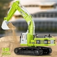 Excavator Classic Alloy+Plastic Diecast Toys Model Engineering Sound ...