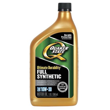 Quaker State Ultimate Durability 10W-30 Motor Oil, 1 qt - Walmart.com