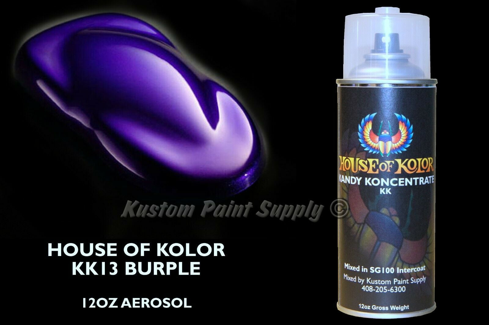 Burple Kandy KK13 House of Kolor 12oz Aerosol Can Purple Candy Kosmic ...