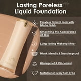 FOCALLURE PerfectBase Lasting Poreless Liquid Foundation,Medium to Full ...