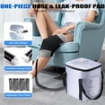 19 QT Ice Machine for Knee After Surgery with 6- Timer, 3 Speeds, Cold ...