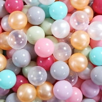 PlayMaty 100-Piece Soft Plastic Pit Balls for Children, 2.16 Inches ...