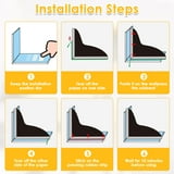 HOTBEST 2Pcs Shower Splash Guard Acrylic Bathroom Shower Water Guard ...