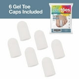 ZenToes 6 Pack Gel Toe Cap and Protector, Cushions and Protects to ...