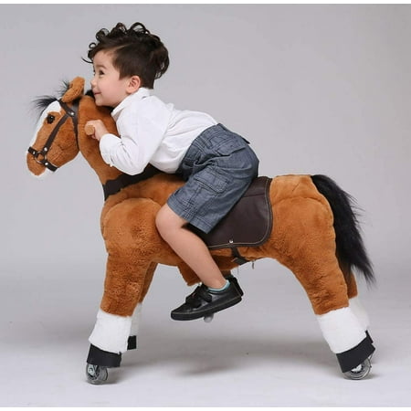 Ride on Toy Pony, Height 93cm, Moving Rocking Horse, Giddyup, Go Go ...