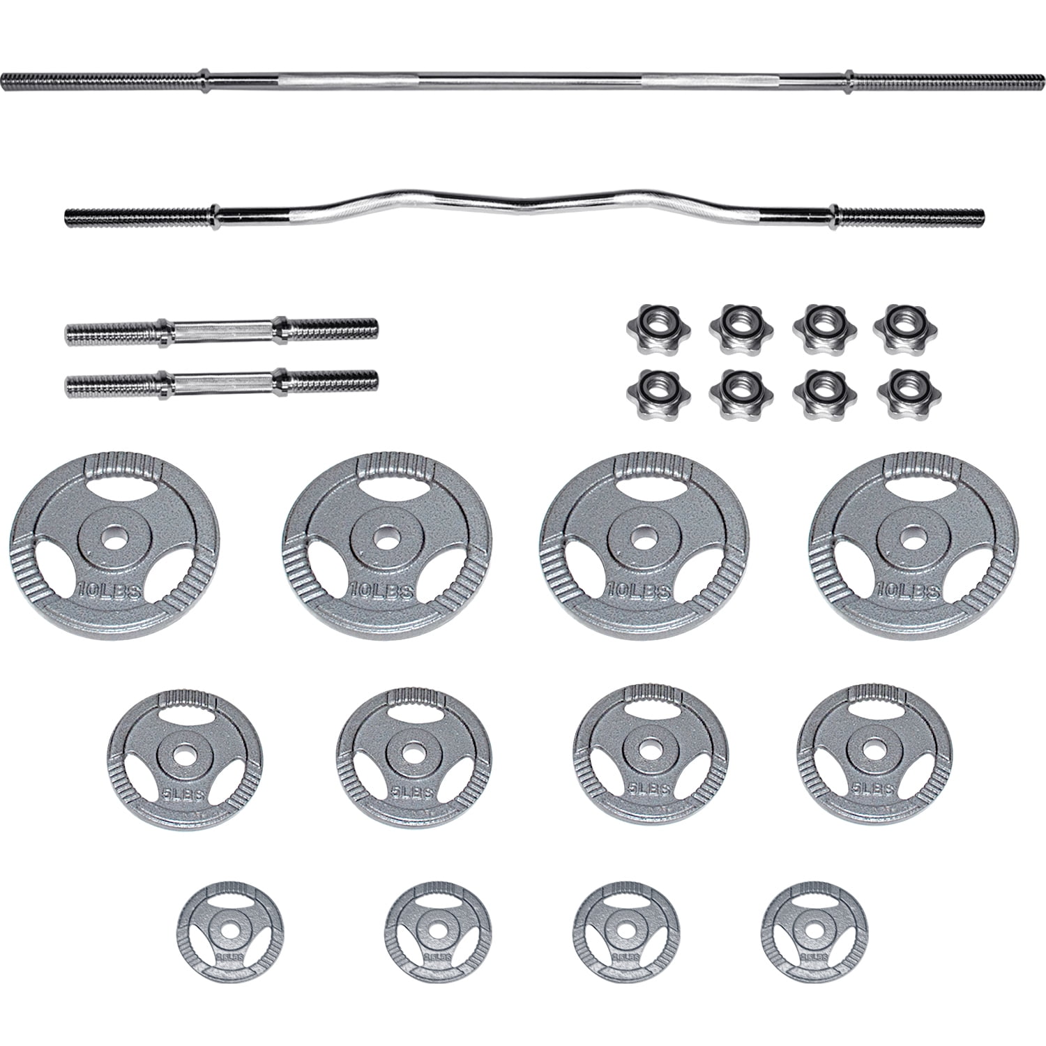 Kit Pesas Mancuernas Barra Recta Discos CENTURFIT 70lbs MKZ-PESAS70LBS ...