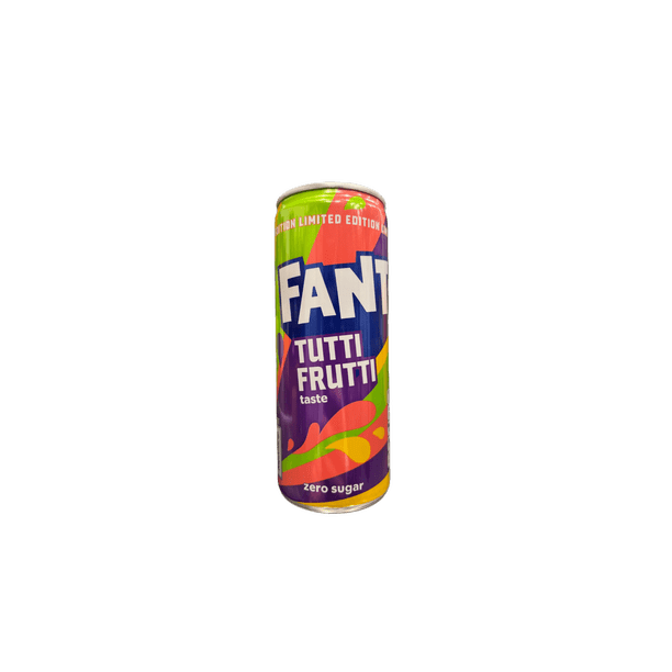 Fanta Tutti Fruitti Taste Zero Sugar Drink 250ML - U.K Limited Edition ...
