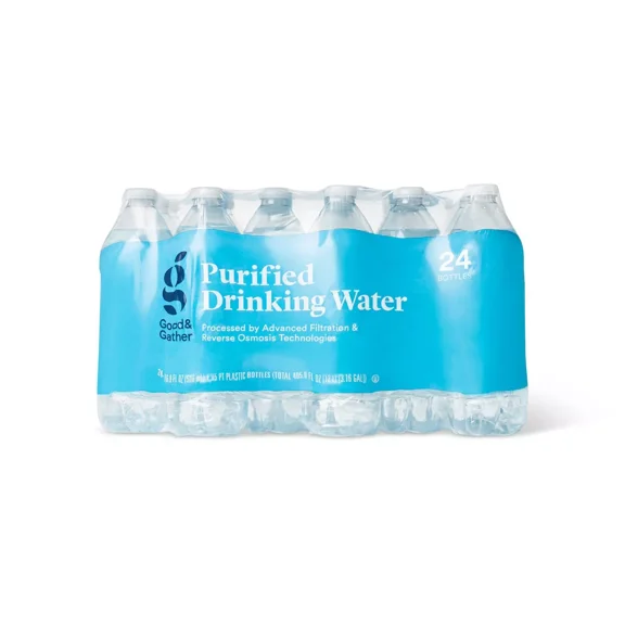 Pure Life Purified Water, 16.9 fl. oz Bottles, 40 Pack, Refreshing ...